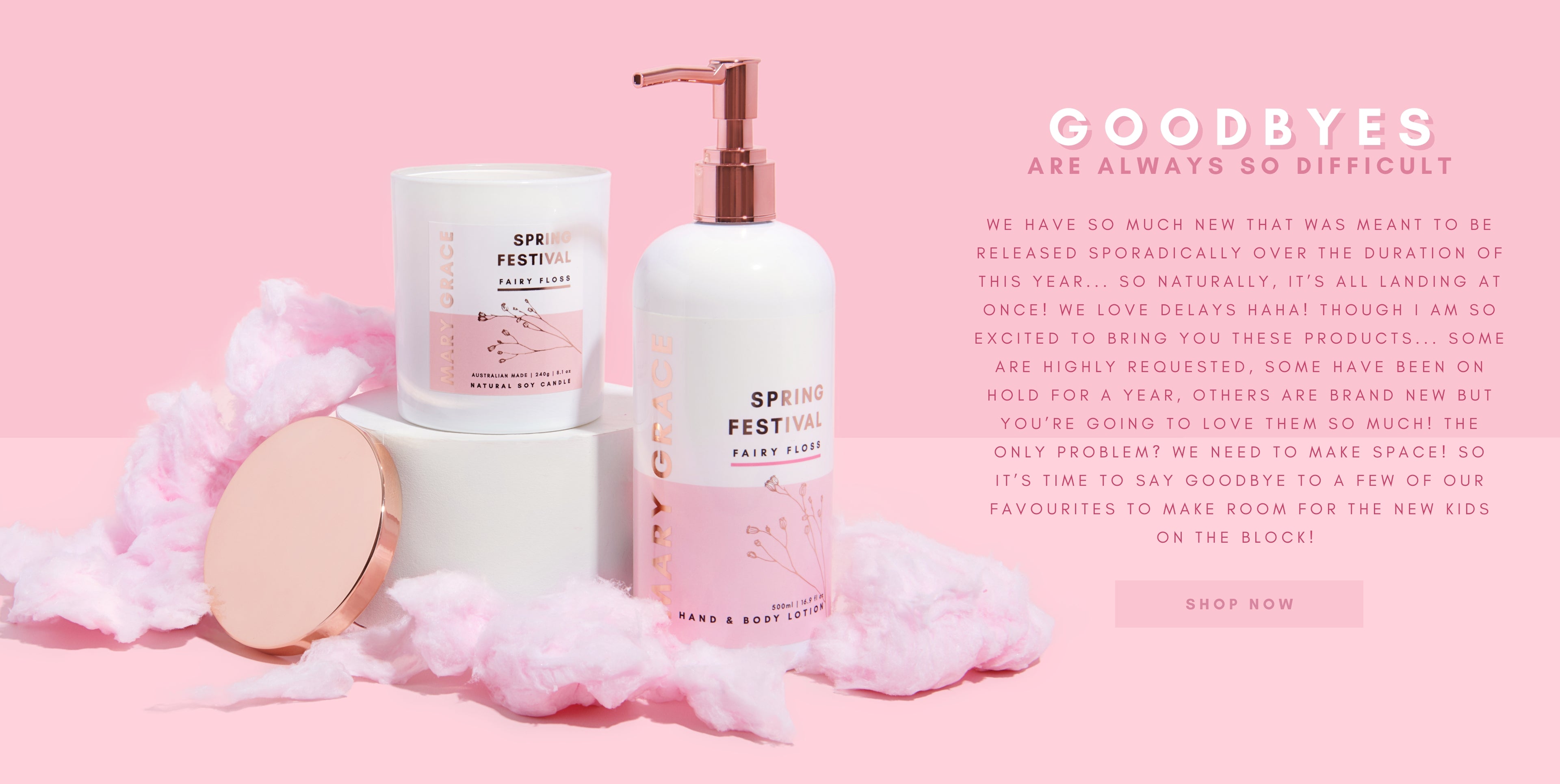 Mary Grace: Sensitive Skincare & Beauty, Soy Candles, Diffusers & More